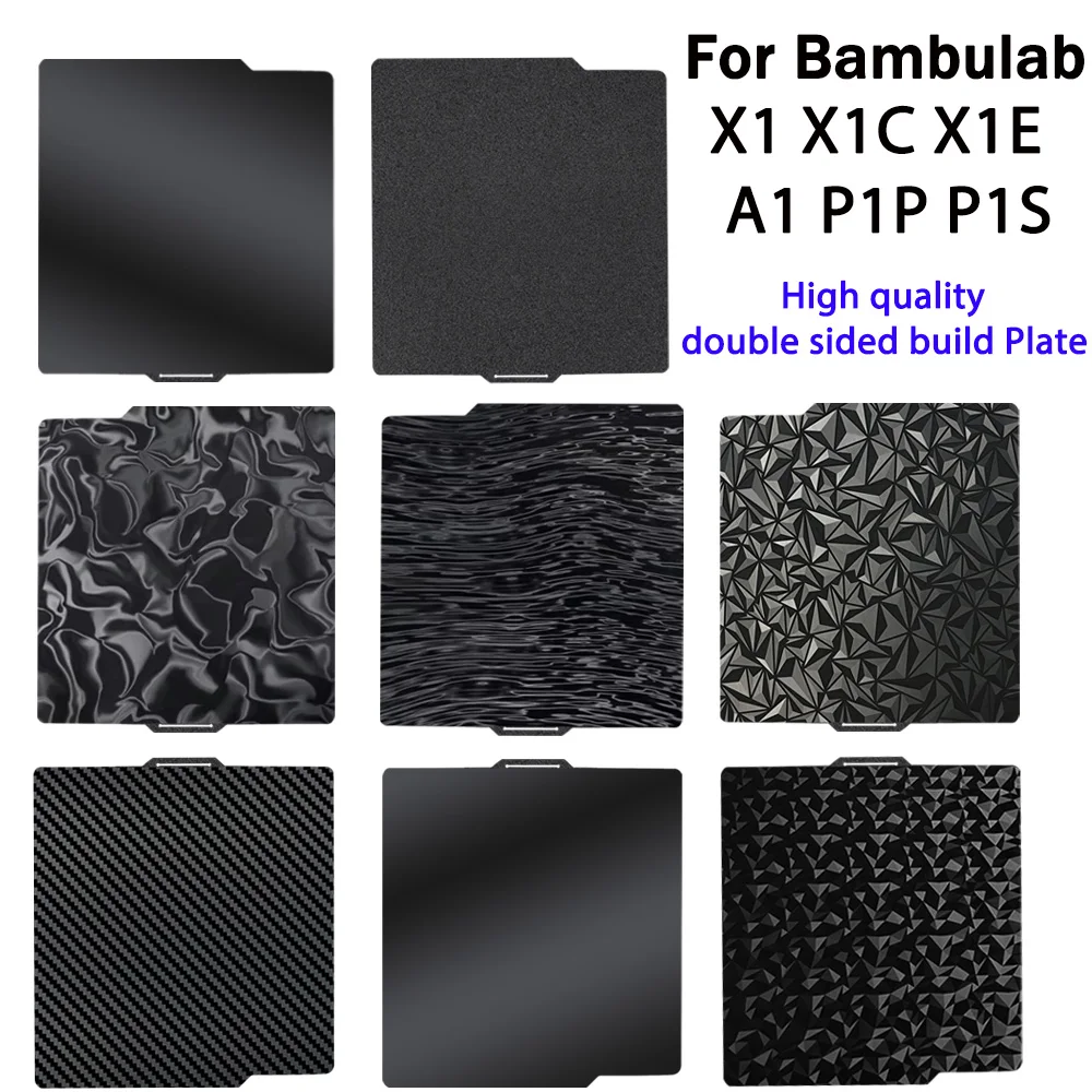 For-Bambu-Lab-P1S-Build-Plate-A1-X1C-Pei-Texture-257x257-Peo-Sheet ...