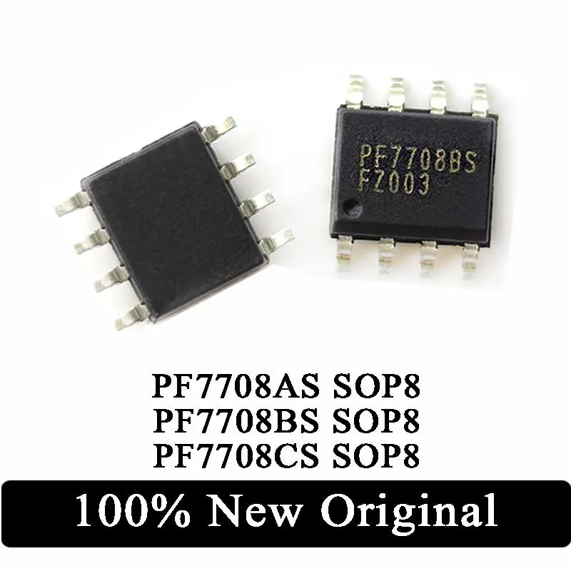 2Pcs 100% New PF7708AS PF7708BS PF7708CS LCD power chip SOP-8 Chipset ...