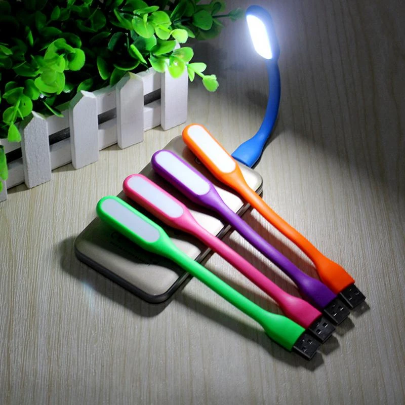 6 LED Lights Portable USB Night Lights Eye Protection Reading Lamp ...