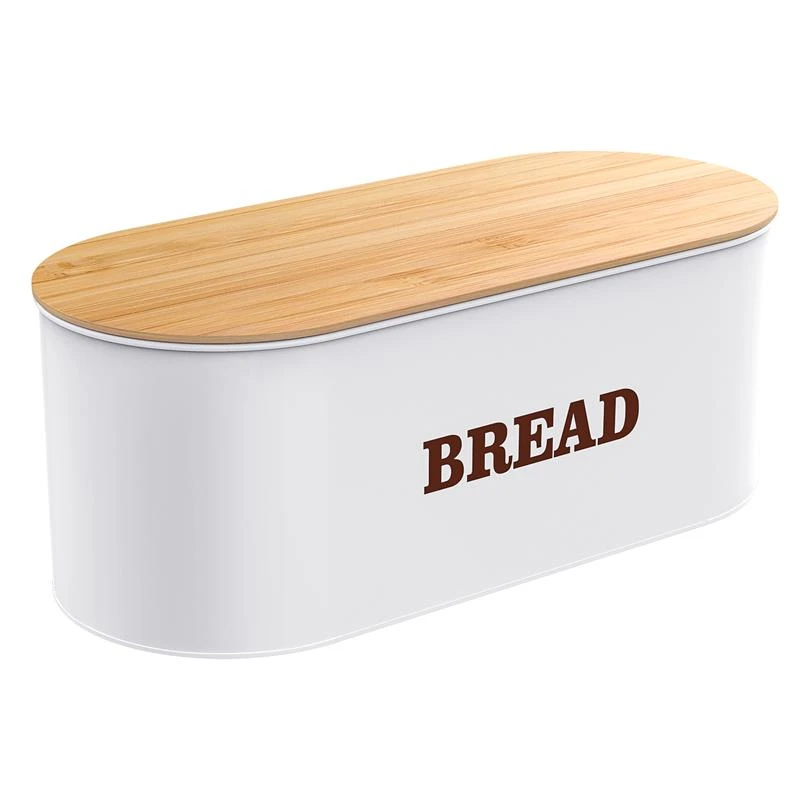 Metal Bread Pastry Storage Box Large Capacity Dustproof Food Container ...