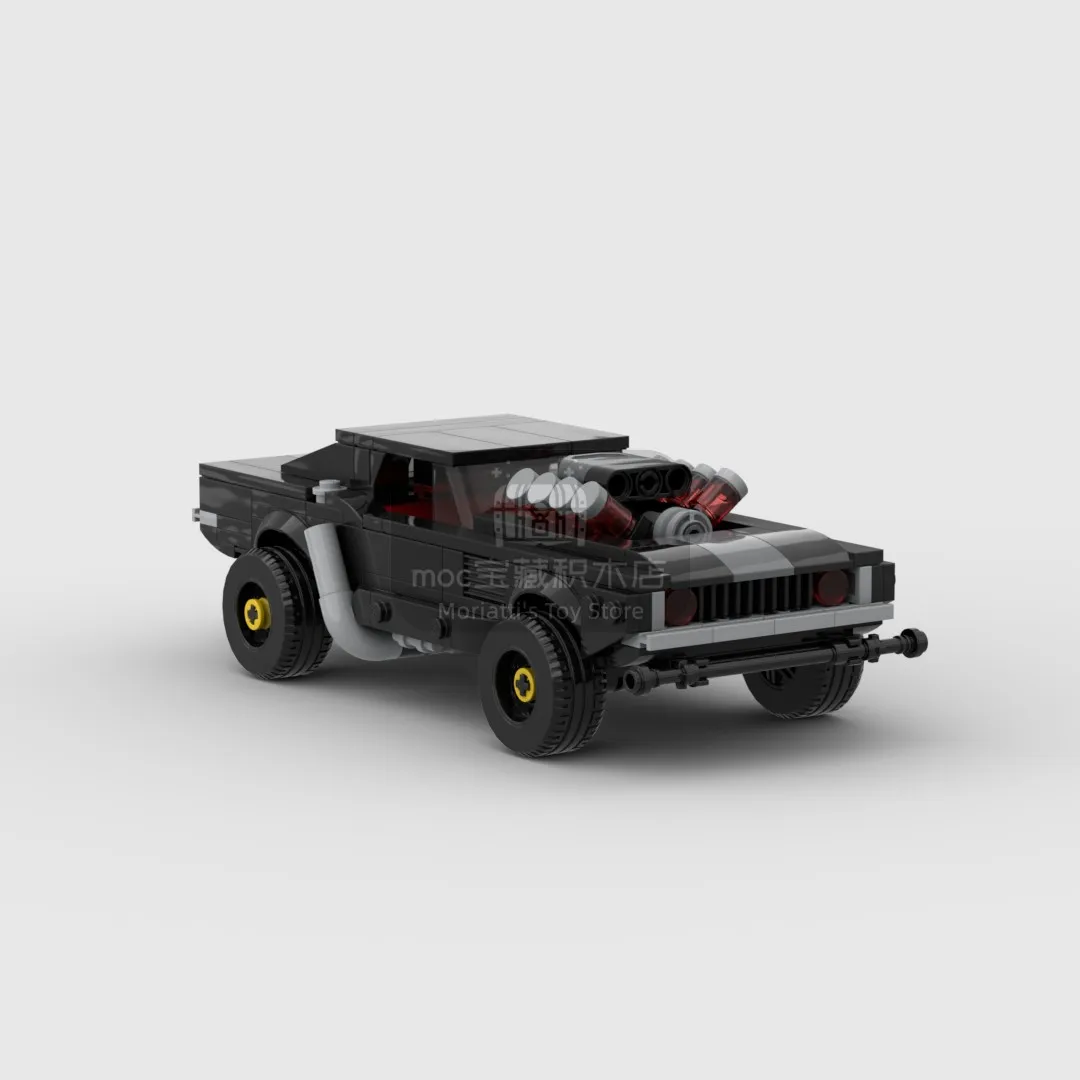 MOC-Dodge-challenger-cyberpunk-Charger-Dom-racing-Speed-Champion-Racer ...