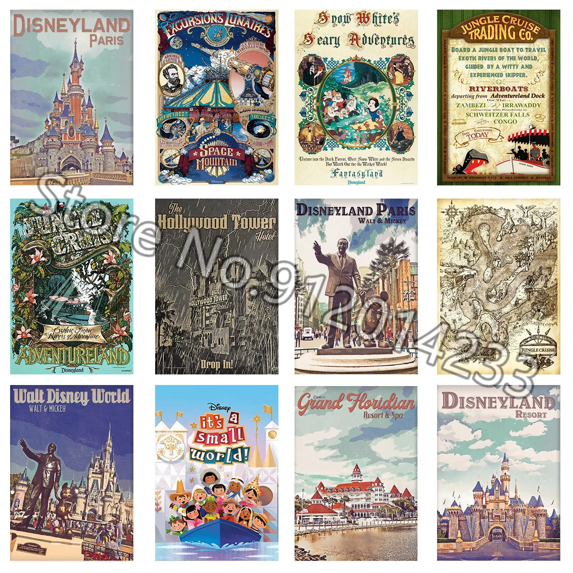 Vintage-Disneyland-Fantasyland-Metal-Sign-Disney-World-Kingdom ...