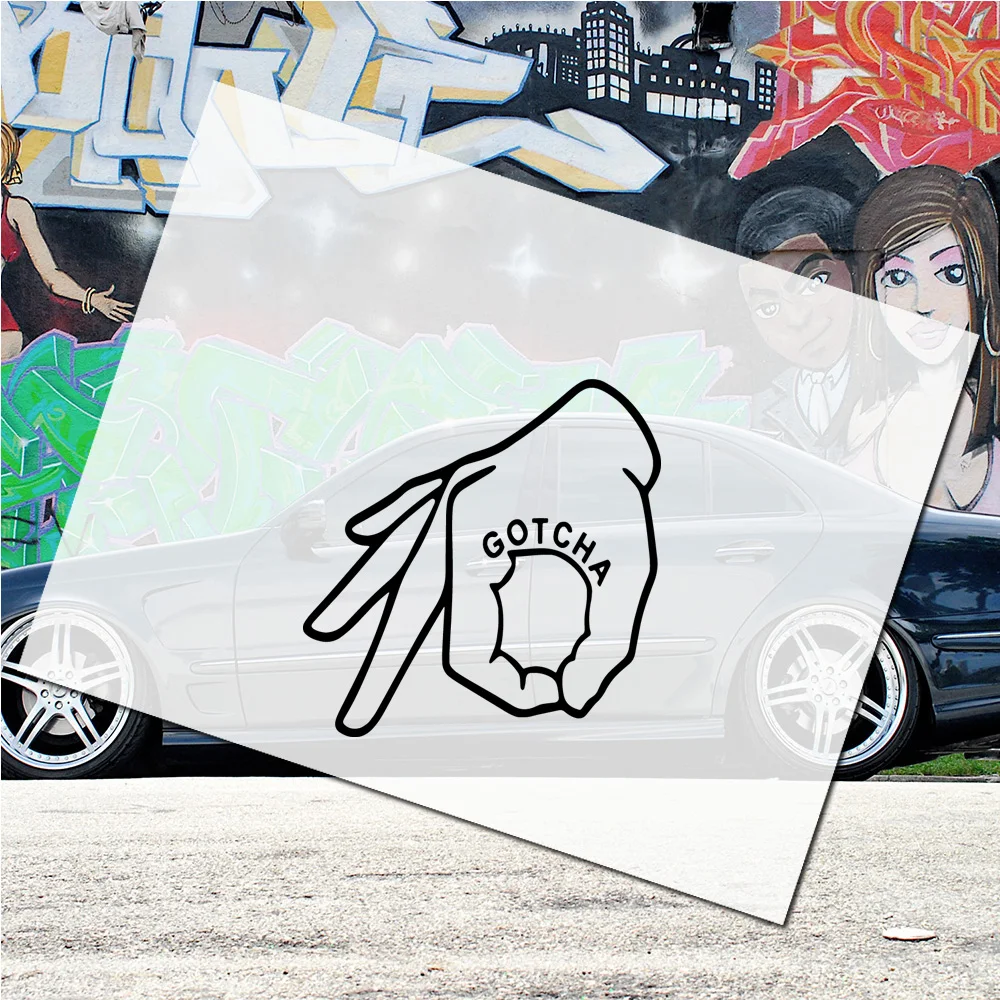 OK-gesture-GOTCHA-Beauty-Playing-Car-Sticker-cards-Stickers-For-Cars ...