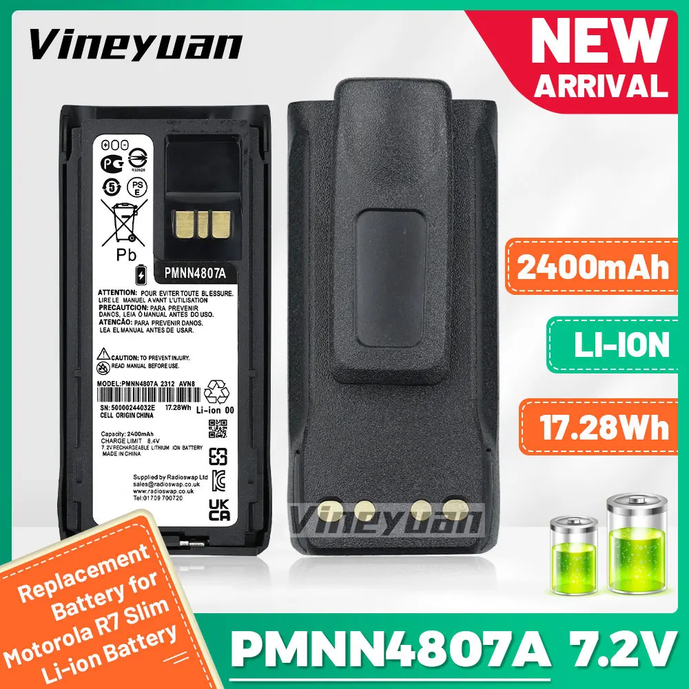 High-Capacity-7-2V-2400mAh-PMNN4807A-Replacement-Battery-for-Motorola ...