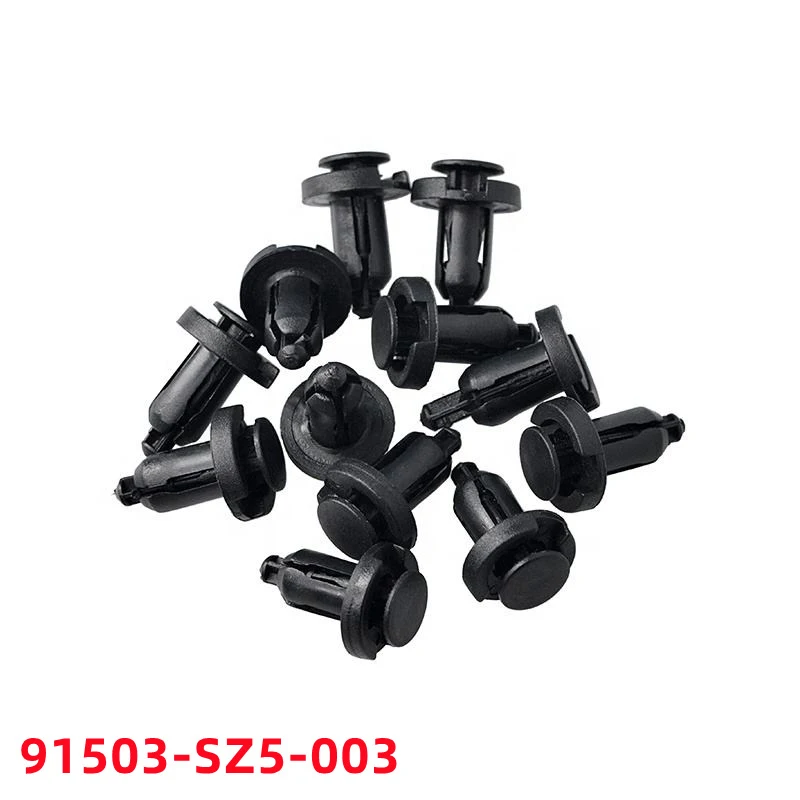 50pcs 10mm Car Bumper Clips Retainer Fastener OE:91503SZ5003 91503-SZ5 ...