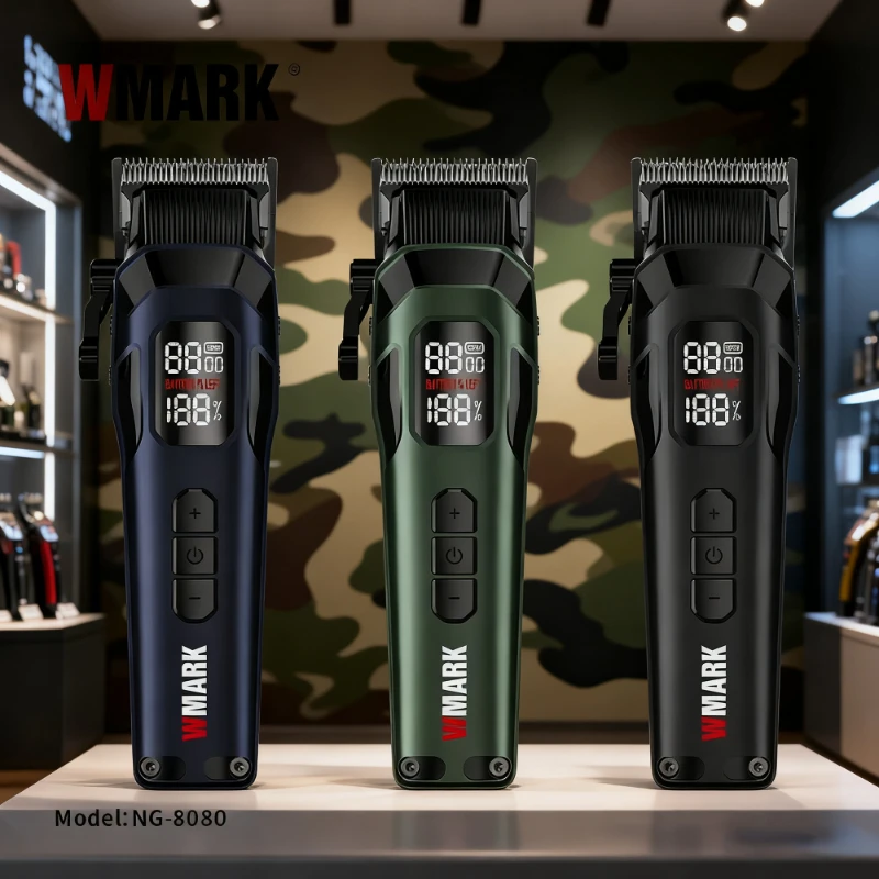 WMARK Hair Trimmer Professional Hair Clippers Rechargeable Haircut ...