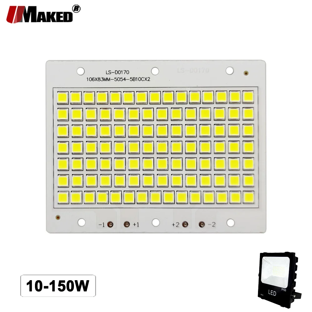 Panel-de-luz-LED-PCB-SMD5054-reflector-de-placa-de-aluminio-Kits10W-20W ...