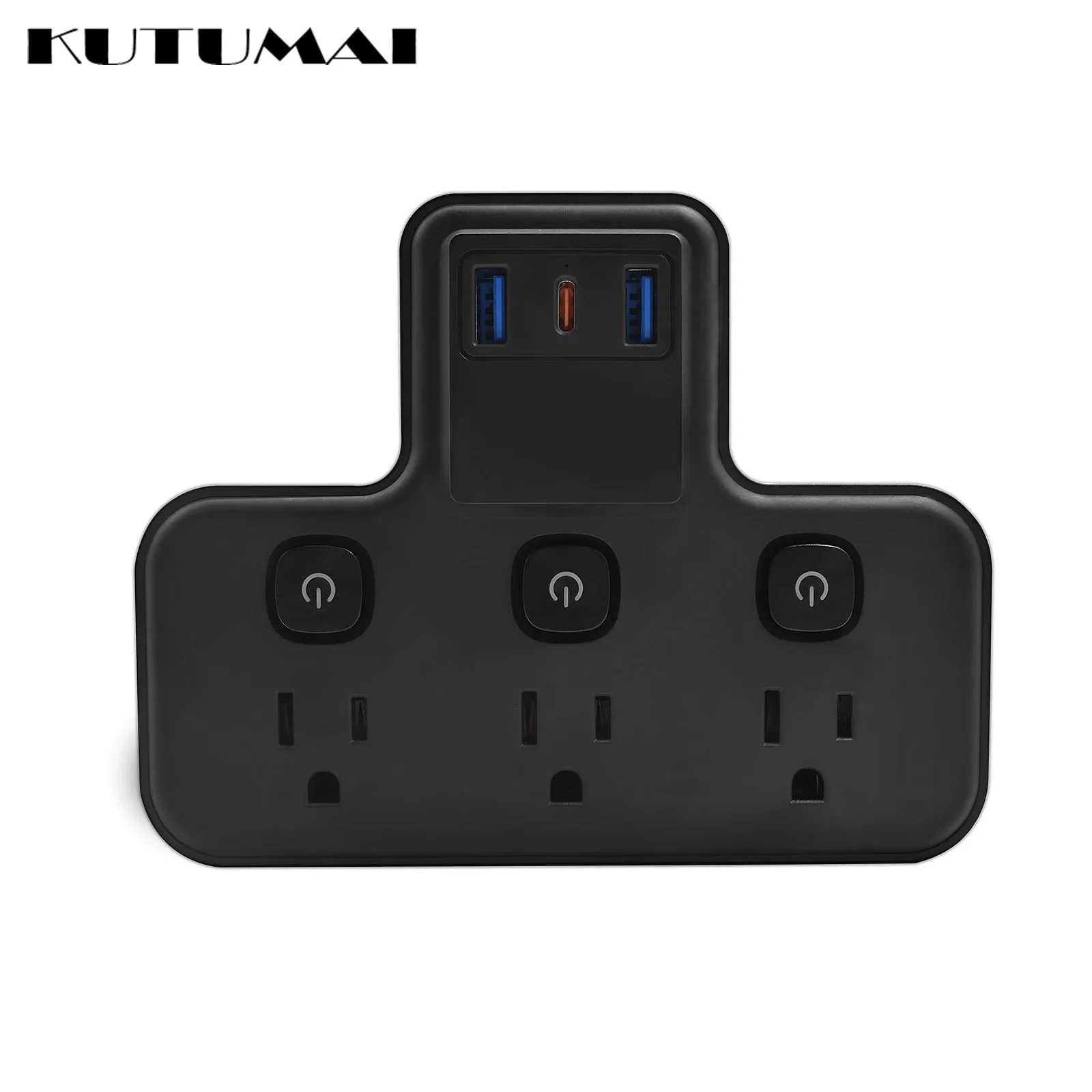 Multi Plug Outlet Surge Protector Wall Outlets Extender Power Adapter ...