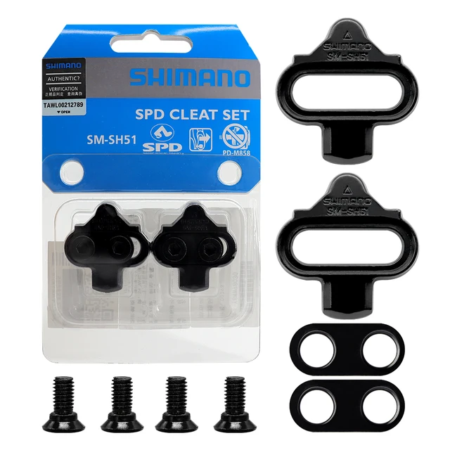 Shimano SPD SH51 SH56 Bike Cleats System Single Release Bicycle Mtb ...