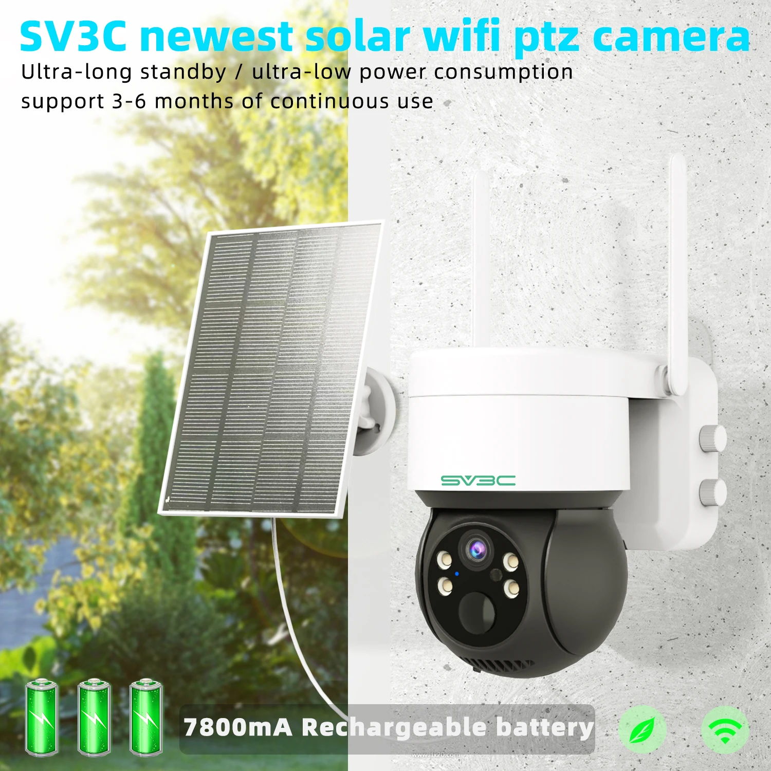 ICSEE-Security-Solar-Camera-Outdoor-Wifi-Dome-Camera-With-Solar-Panel ...