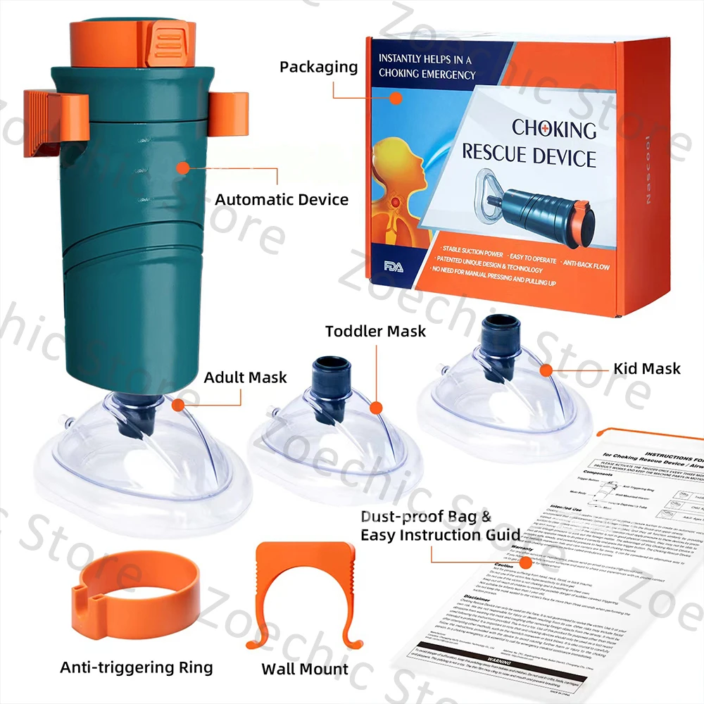 Auto-First-Aid-Choking-Rescue-Device-Travel-Home-CPR-Choking-Emergency ...