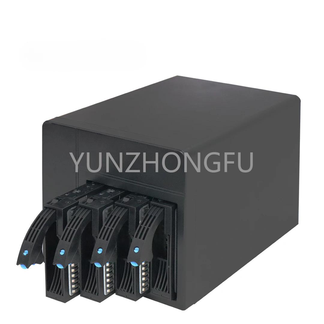 Toploong High Quality 4 Bays MINI-ITX NAS Storage Server Chassis Home ...