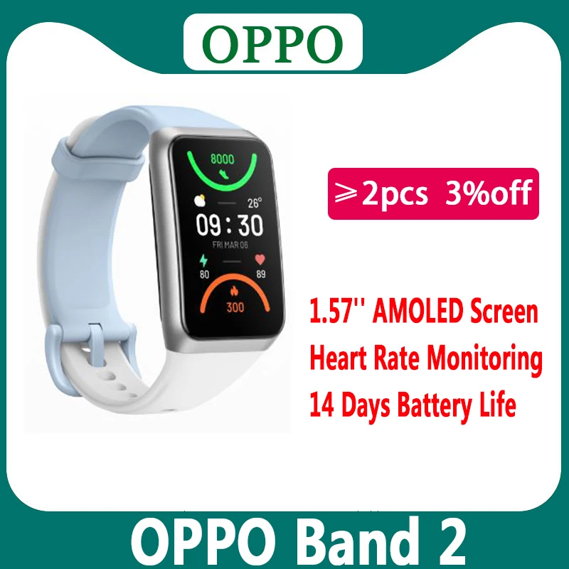 OPPO-pulsera-inteligente-Band-2-Original-dispositivo-con-Pantalla ...
