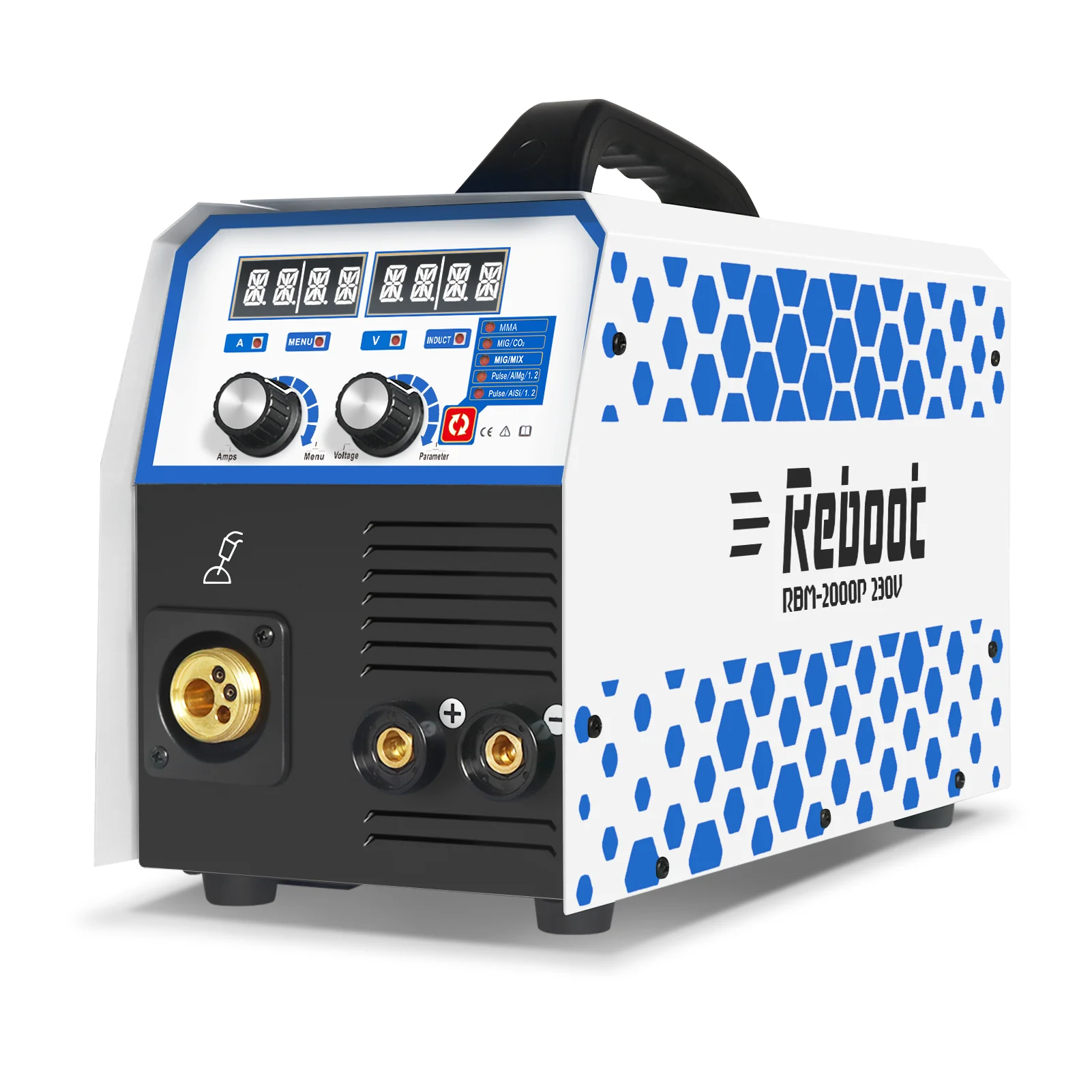 Mig-Welder-Aluminum-welding-2T-4T-Pulse-DSP-Control-220V-Flux-Core-IGBT ...