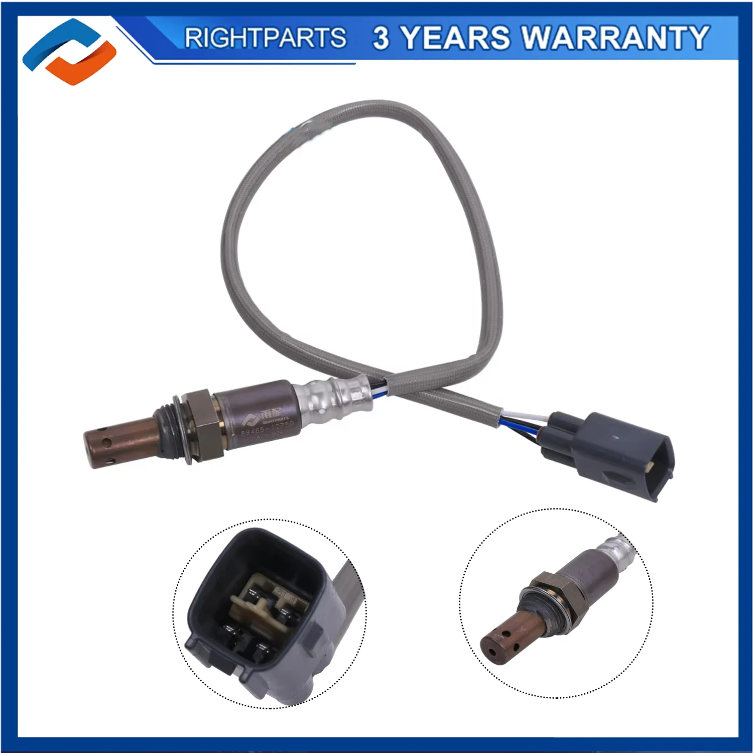 RIGHTPARTS 89465-12750 Oxygen O2 Sensor for Toyota Corolla ZZE122 1ZZFE ...