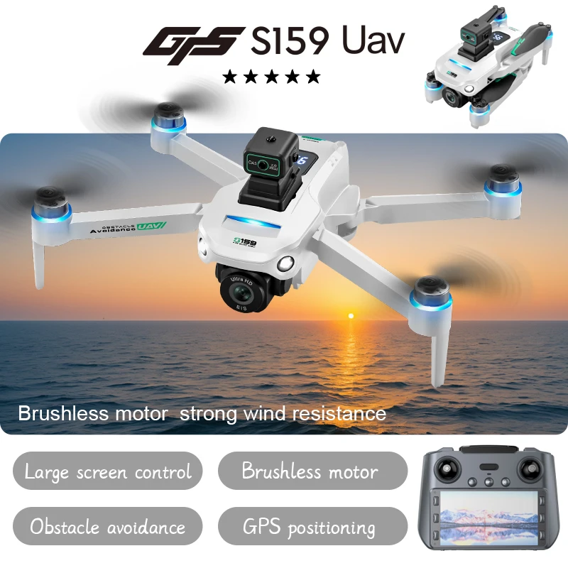 S159-New-Drone-8K-GPS-Double-HD-Camera-Aerial-Photography-5G-WIFI-Optical-Localization-Obstacle ...