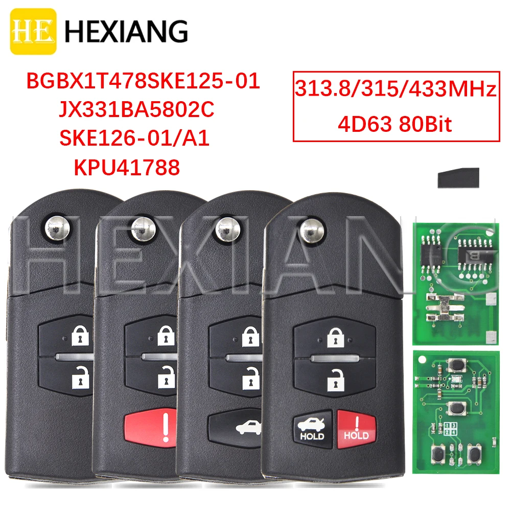 HE-4D63Chip-313-8-315-433MHz-Car-Remote-Key-KPU41788-SKE126-01 ...