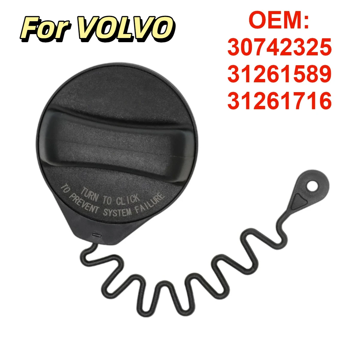 Car Fuel Tank Cap Cover Lid 30742325 for Volvo S40 S60 S70 S80 V40 V50 ...