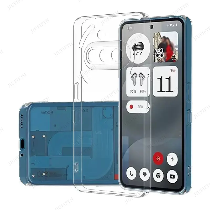 Simple Slim Soft TPU Clear Transparent Phone Cases For Nothing Phone 3A ...