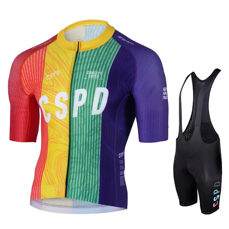 2024-New-Men-Summer-Short-Sleeve-CSPD-Cycling-Jersey-Set-MTB-Maillot ...