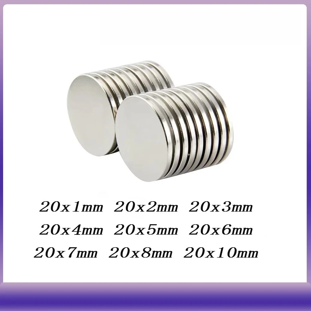 20X2 Powerful Magnetic 20x2mm Round Magnet For Refrigerator,Office, DIY ...