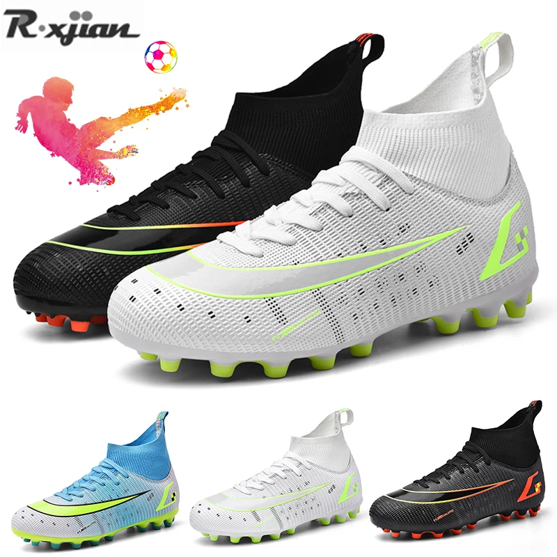 Football-Boots-Men-Professional-Adult-Artificial-Leather-Soccer-Shoes ...