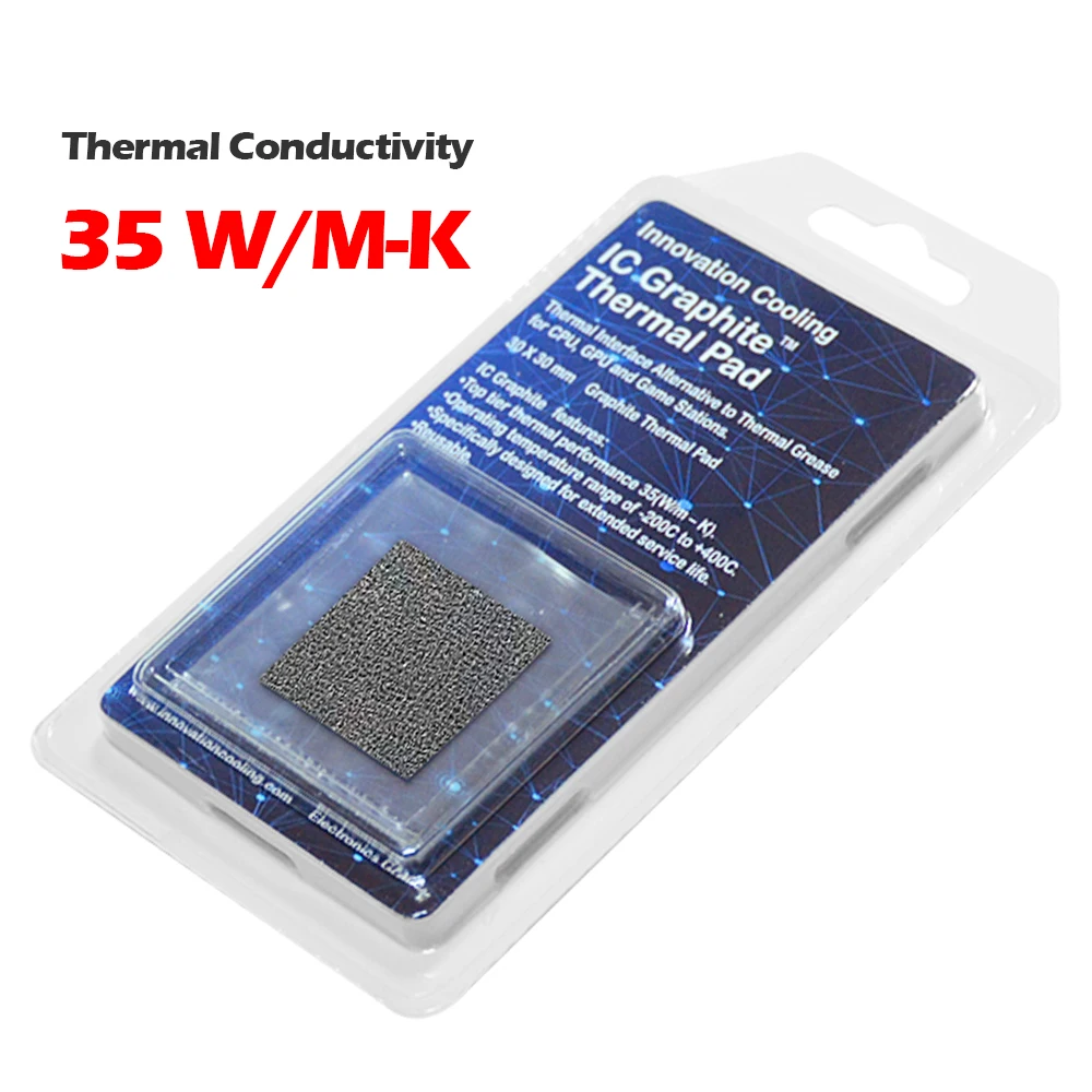 InnovationCooling Graphite Graphite thermal pad Silicon grease thermal ...
