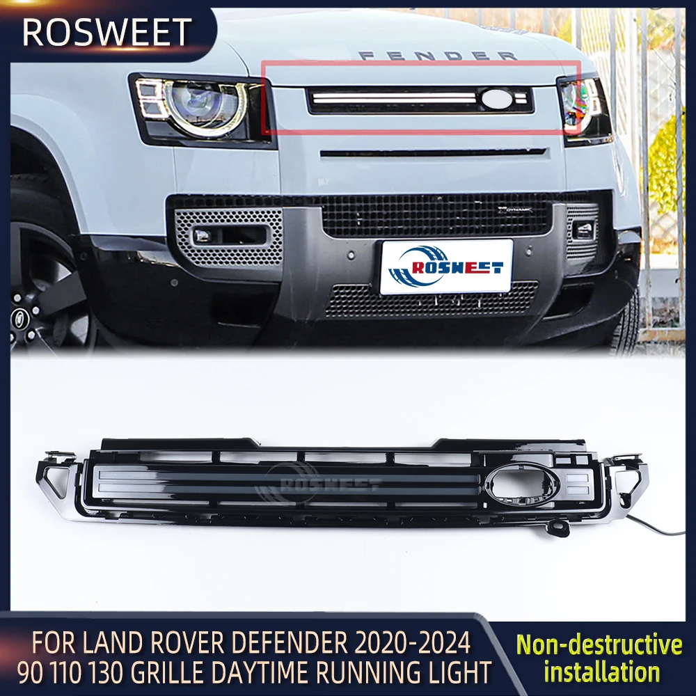Front-Bumper-Grill-With-LED-Dynamic-Light-Daytime-Running-Light ...