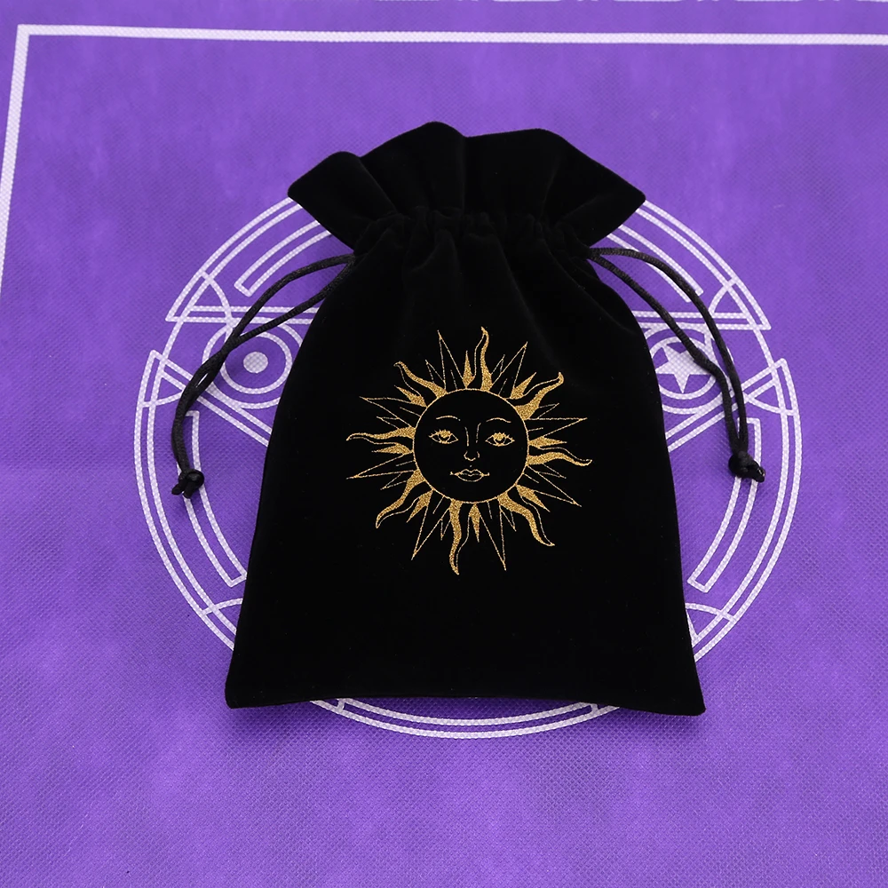1pcs-Black-Velvet-Tarot-Storage-Bag-Mini-Drawstring-Package-Witch ...