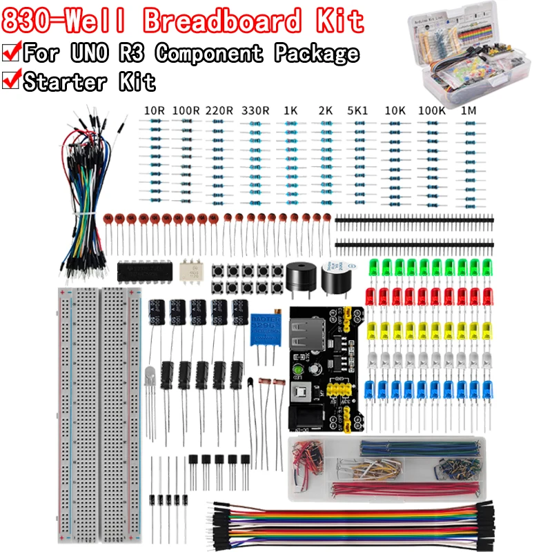 Kit-de-componentes-electr-nicos-para-Arduino-R3-paquete-de-iniciaci-n ...