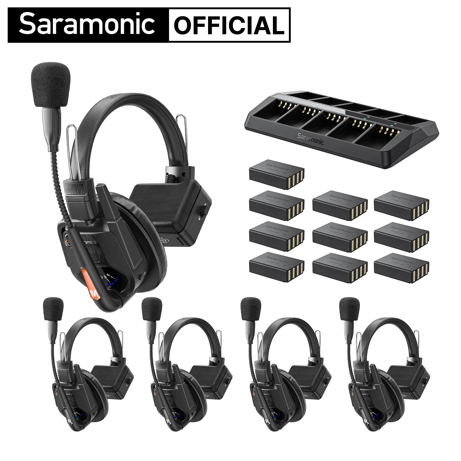 Saramonic Witalk9 500m Full-duplex Wireless Intercom Headset System for ...