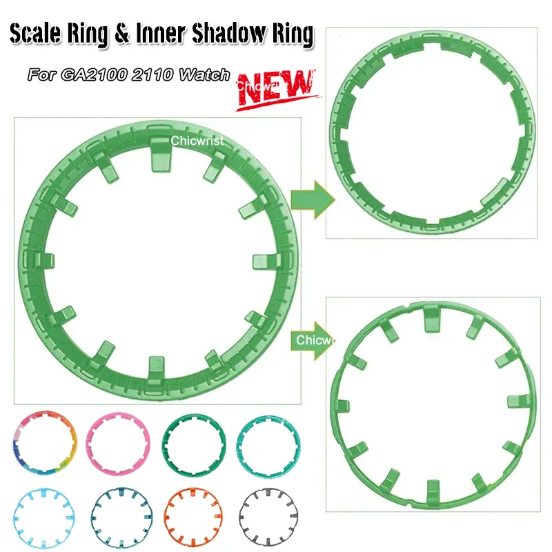 Casioak-DIY-Watch-Scale-Ring-Index-For-GA2100-2110-Hour-Marker-Dial ...