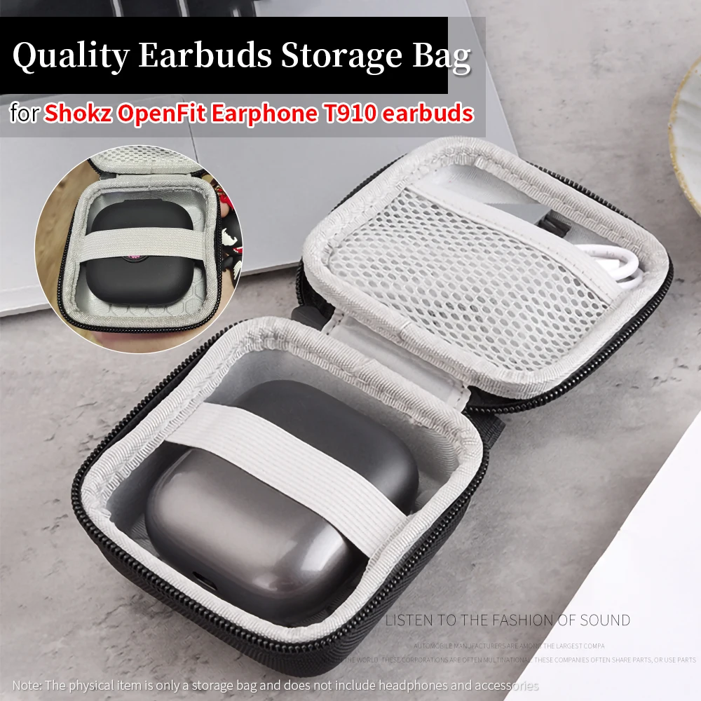 Hard-EVA-Carrying-Case-for-Shokz-OpenFit-Earbuds-T910-Earphone-Storage ...