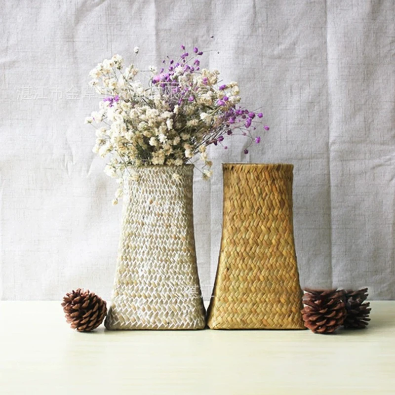 Bamboo-Planter-Storage-Basket-Flower-Baskets-Laundry-Storage-Decorative ...