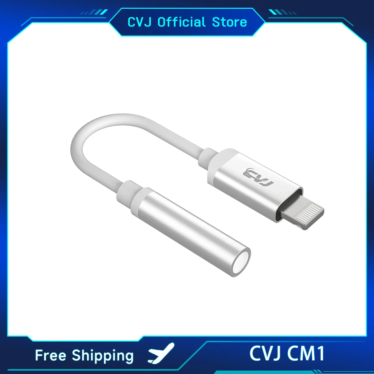 CVJ-CM1-Apple-Headphone-Transfer-Joint-MFI-Authentic-Lightning-to-3-5mm ...