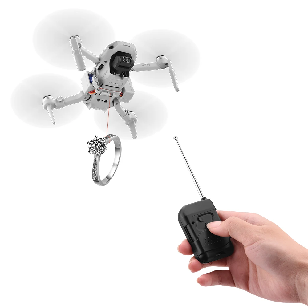 Airdrop Drop System for DJI Mavic MINI 2 MINI Mini SE Mini 4K Fishing Bait Deliver Life Rescue Thrower Transport Gift AliExpress 44