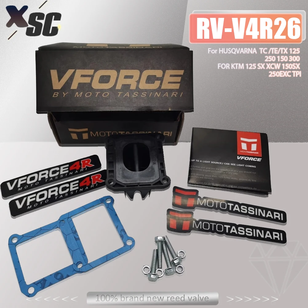 V-Force-V4R26-4R-Carbon-Fiber-Reed-Valve-Motorcycle-For-TX-TE-TC-125 ...