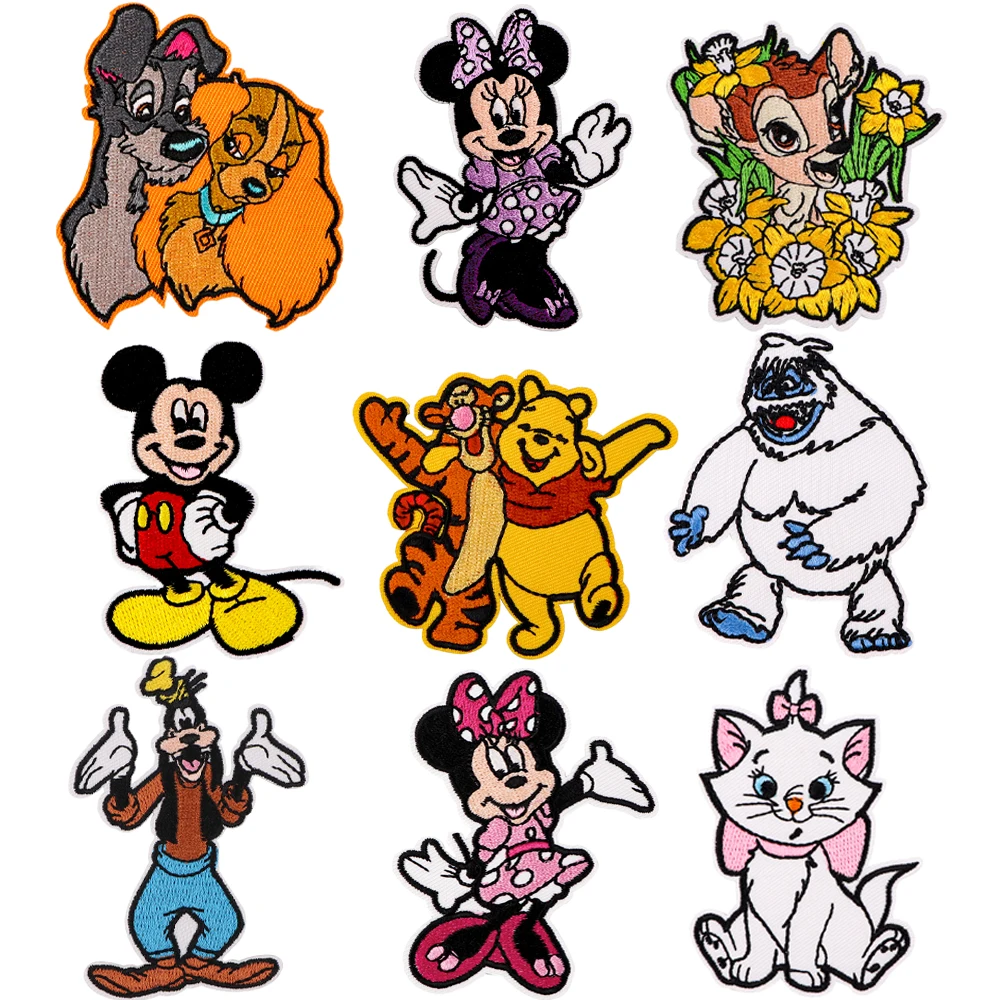 Classic-Cartoon-Embroidery-Patch-Iron-On-Patches-on-Clothing-Backpack ...