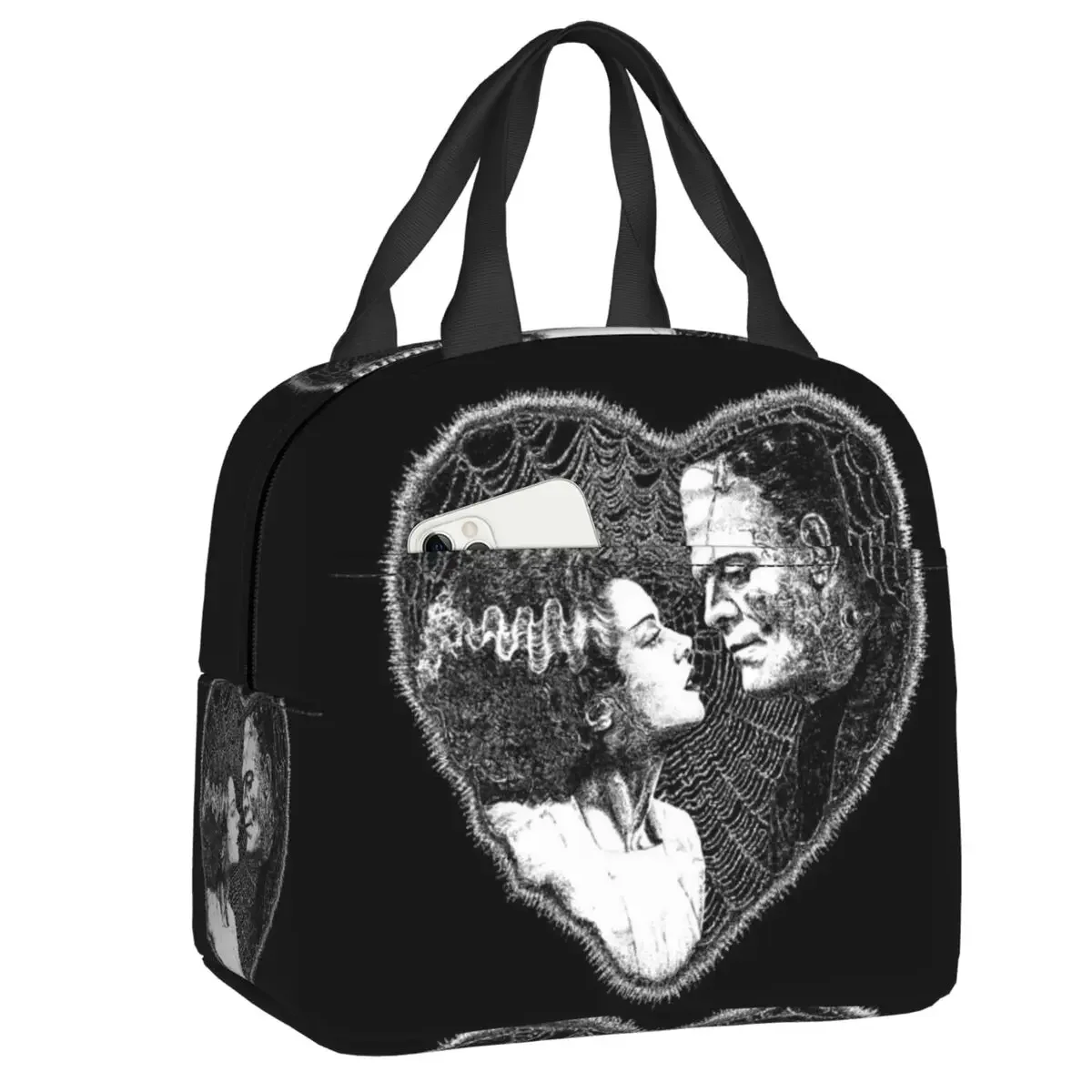 Bride-Of-Frankenstein-Lunch-Box-for-Women-Waterproof-Halloween-Horror ...