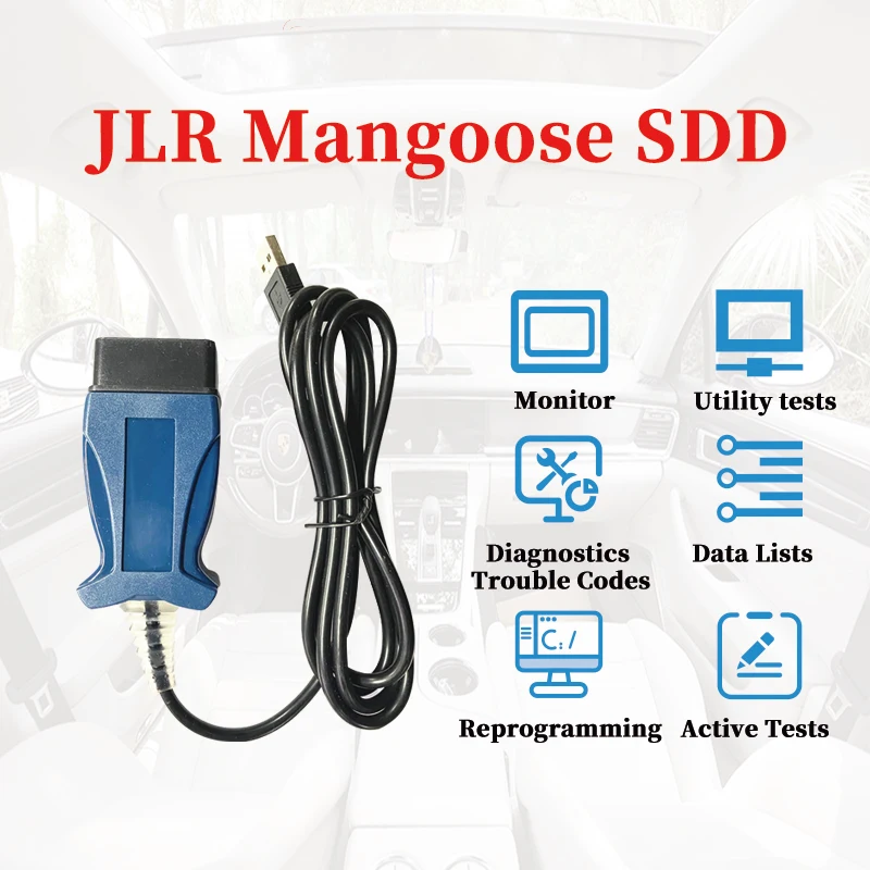 JLR Mangoose SDD V160 For Jaguar Land Rover OBD2 Scanner Auto ...