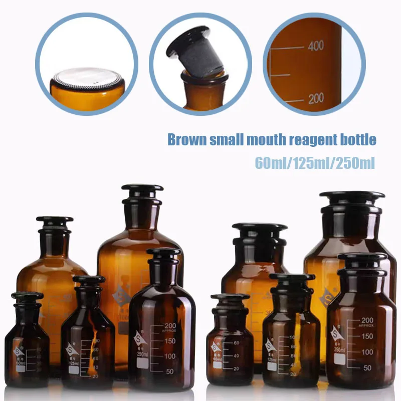 1pcs-60ml-125ml-250ml-Glass-Bottle-Grind-Stopper-Store-for-Reagent ...
