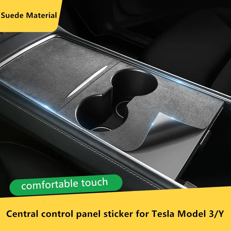 Car-Protective-Film-Central-Control-Panel-Sticker-For-Tesla-Model-3 ...