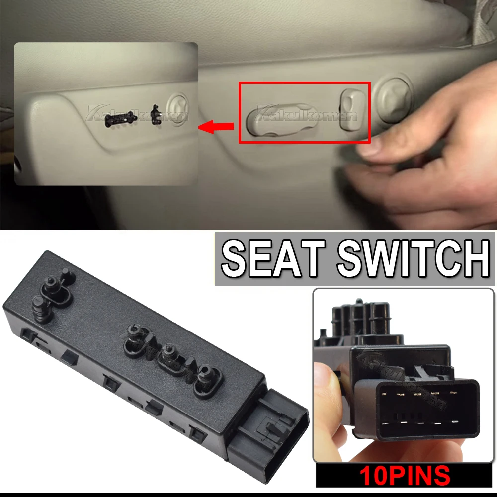 25974714 25974715 New Front Left/Right Power Seat Switch Driver Side ...