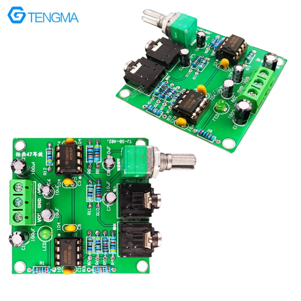 DIY-Kit-47-Classic-Headphone-Amplifier-Preamplifier-Circuit-Board ...