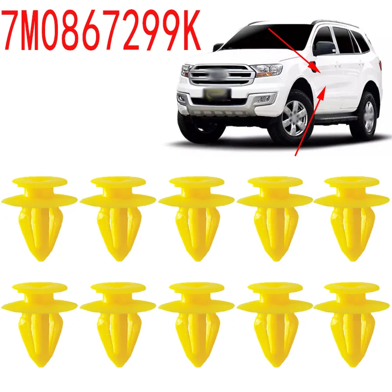 Interior-Door-Card-Panel-Retainer-Plastic-Trim-Clips-7M0867299K-For-VW ...