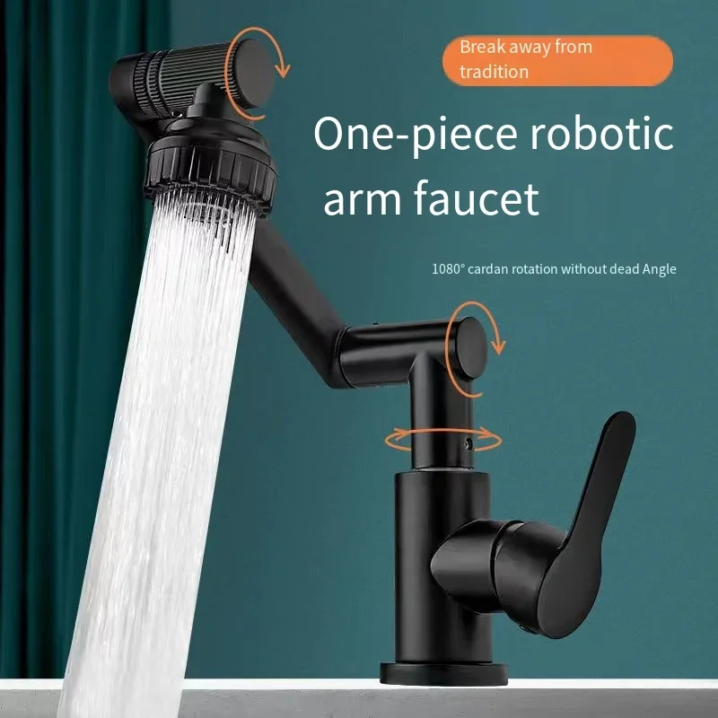 Mechanical-Arm-Universal-Faucet-Bathroom-Kitchen-Splashproof-Faucet ...