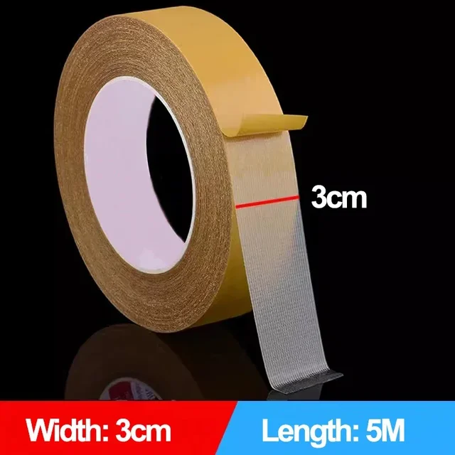 5M High Viscosity Tapes Double Sided Cloth Base Grid Tapes Waterproof ...