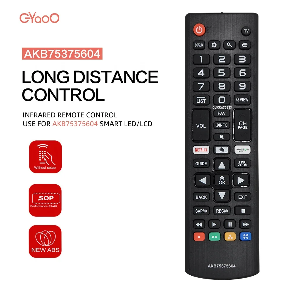 Smart LED LCD TV Remote Control for AKB75375604 Replace 65SK8550PUA ...