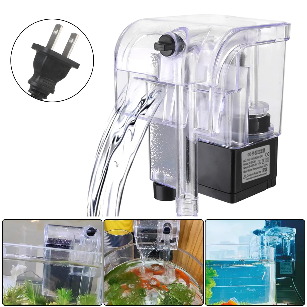 Oxygen Submersible Water Purifier Water Pumps Mini Fish Tank Filte for ...