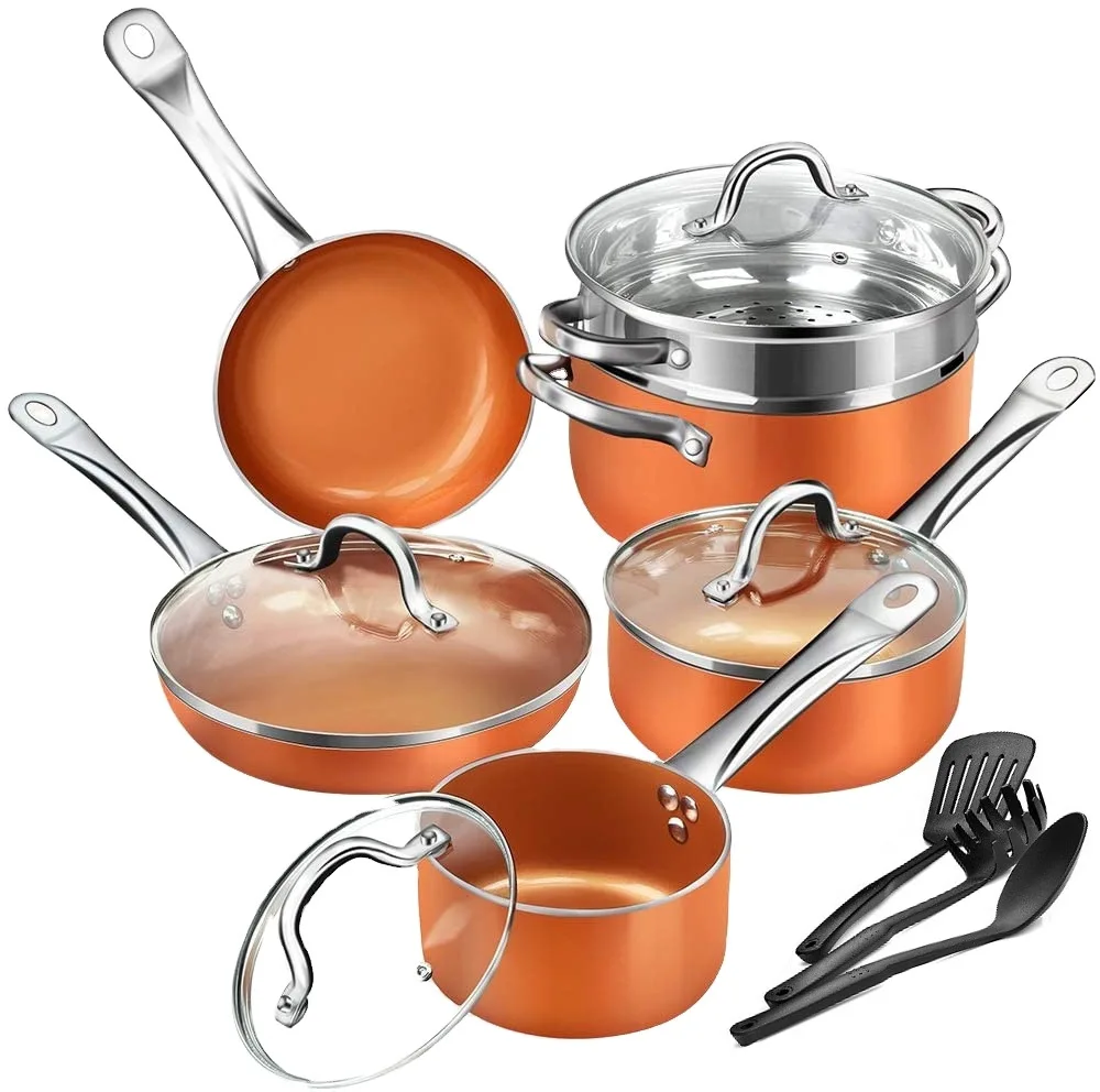 10pcs-Aluminum-alloy-pots-cookware-sets-cooking-kichen-tools-cooking ...